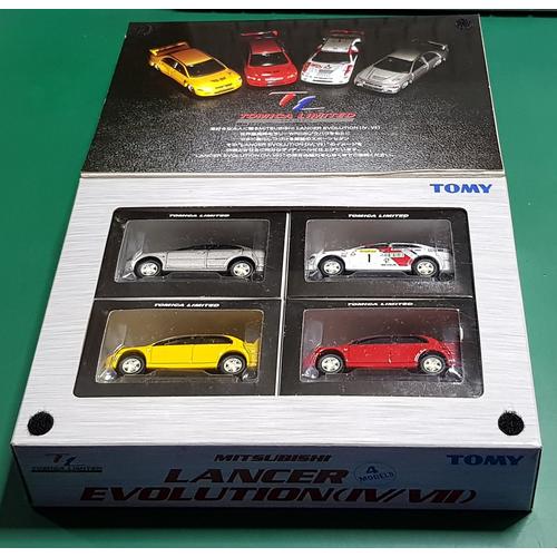 Jual Tomica Mitsubishi lancer evolution IV VII 4 models tomica evo set ...