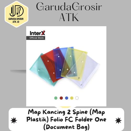 Jual Map Kancing 2 Spine (Map Plastik) Folio FC Folder One (Document ...