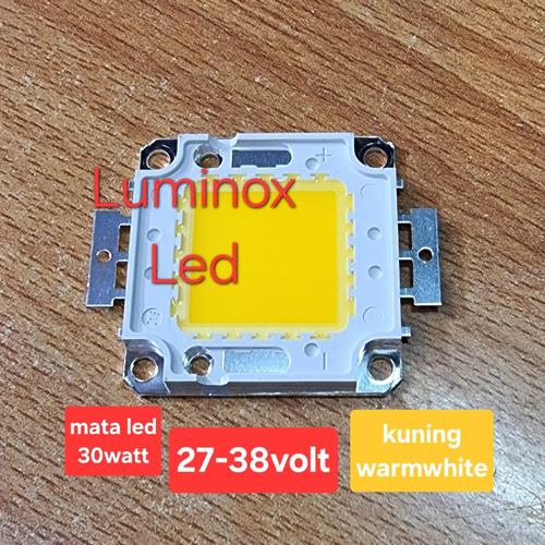 Jual mata led pju cobra kuning 30w 30watt / chip sorot cob warm 30w 30 ...