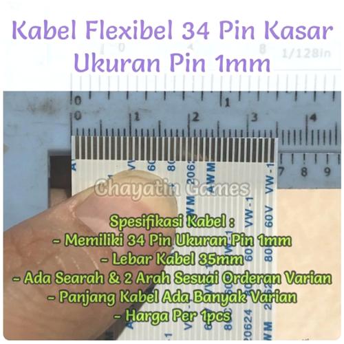 Jual Kabel Flexibel 34 Pin Kasar Panjang & Model sesuai pilihan Varian ...