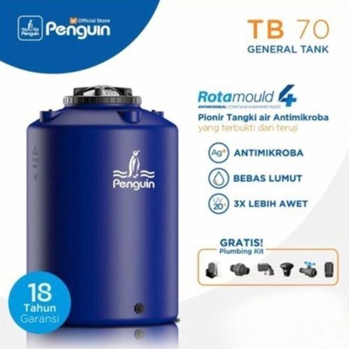 Jual Tangki Air Tandon Toren Water Tank PENGUIN TB70 650 L - BIRU TUA ...