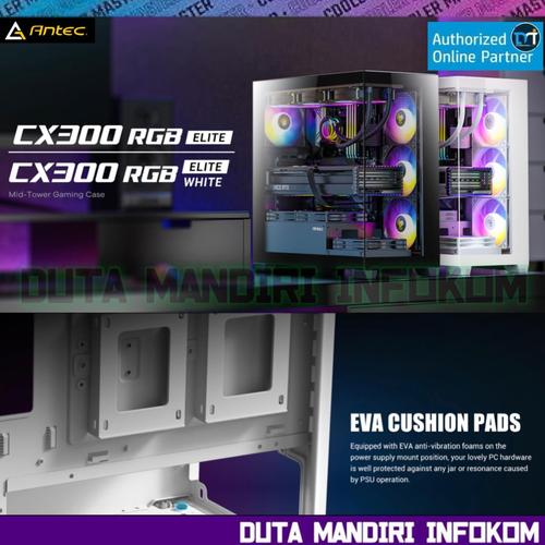 Promo Antec CX300 RGB ELITE - Panoramic Tempered Glass Mid Tower ATX ...