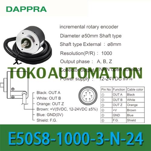 Jual E50S8-1000-3-N-24 E50S8-1000 3 N 24 E50S8 1000 Rotary Encoder OH40 - Jakarta Utara ...