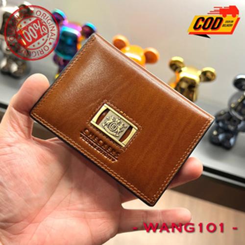 Promo Dompet Kulit Checkers 50N - 100 % ORI Kulit Sapi Italy Dompet ...