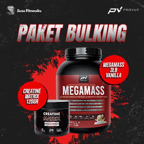 Jual [BUNDLE] PROVUS Megamass 3LB Vanilla + Creatine Matrix 120GR ...