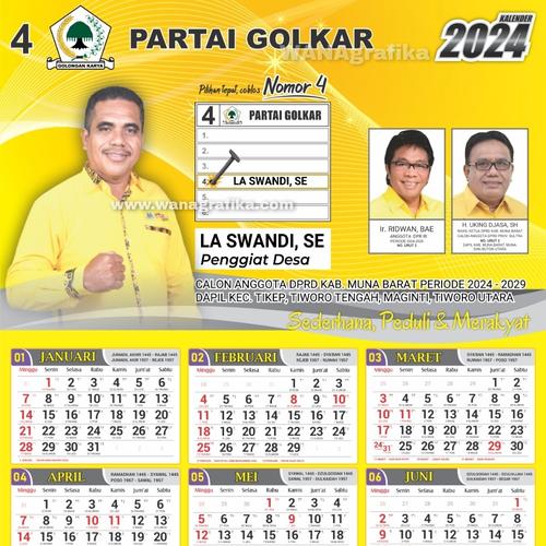 Jual custom percetakan kalender partai desain bebas - Kota Yogyakarta ...
