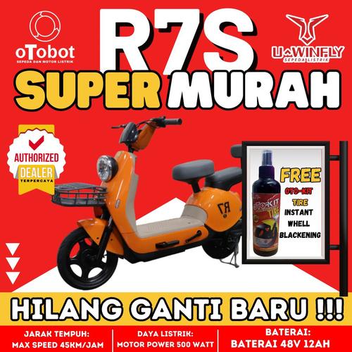 Promo SEPEDA LISTRIK UWINFLY R7S Redfish R-7S Garansi Resmi - GRAY ...