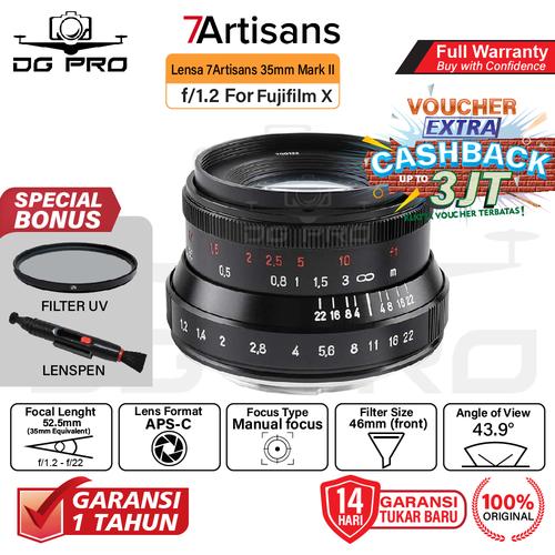 Jual Lensa 7Artisans 35mm f1.2 Fuji X - Fujifilm XA3 XA5 XT2 XT20 XT100 ...