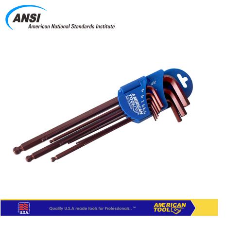 Promo Kunci L Ball Set Panjang inchi / Ball Hex Key Set 9Pcs Long ...