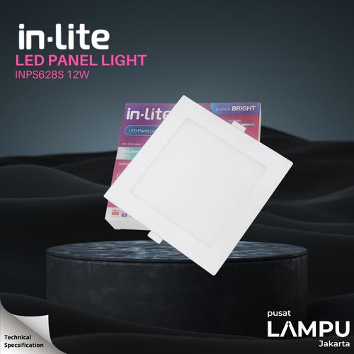 Jual INLITE Led Panel Inbow Kotak 12watt LED 220V 220volt 12W square ...