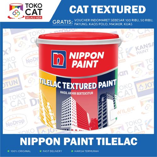 Jual Cat Dekoratif | Nippon Paint Tilelac Textured 5kg | Kemasan Galon ...
