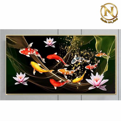 Jual Lukisan modern koi + Frame - Kab. Bandung - Nurdin Art_Shop ...