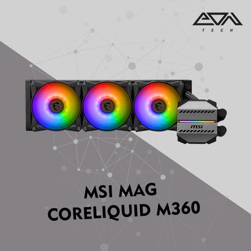 Jual MSI MAG CORELIQUID M360 ARGB AiO Liquid CPU Cooler - 360mm - Kota Medan - EON Tech | Tokopedia