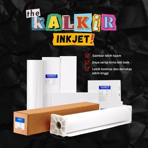 Jual Kertas Kalkir/Tracing Paper ROLL 90 - 95 gsm - 0,610 M x 50 M - Kab. Bekasi - Grafika ...