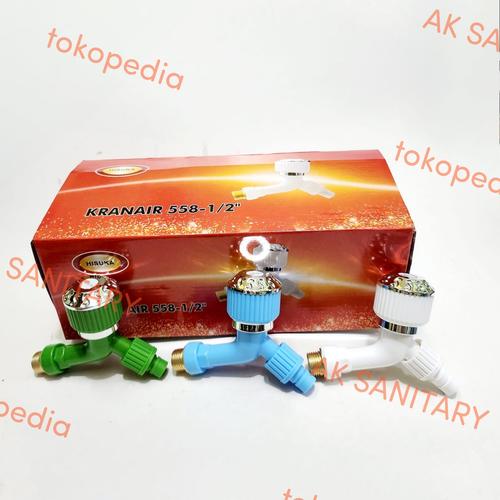 Jual Kran Air PVC Tembok Taman Bulat Mahkota 1/2" inch / Keran Plastik ...