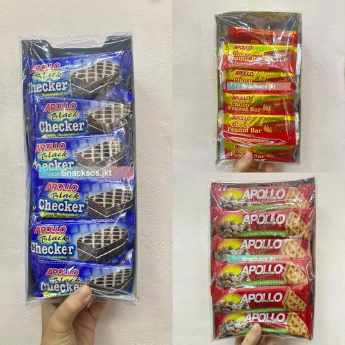 Jual APOLLO CHOCOLATE CREAMED WAFFLE / APOLLO LAYER CAKE BLACK COCOA ...