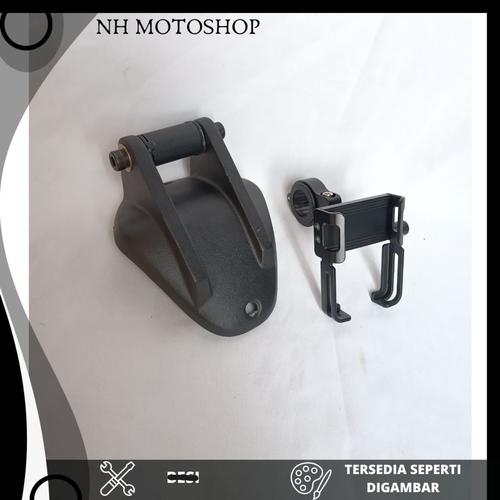 Promo PAKET HOLDER HP XMAX NEW CONNECTED XMAX OLD BRACKET BREKET ...