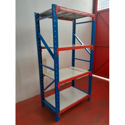 Jual Rack Gudang Besi Tinggi 2M Panjang 1M Light Duty 200kg KS1020 Biru ...
