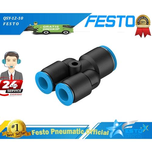 Jual FESTO PartNo: 133196 QSY-1/2-10 Push-in Y-fitting - Kota Tangerang ...