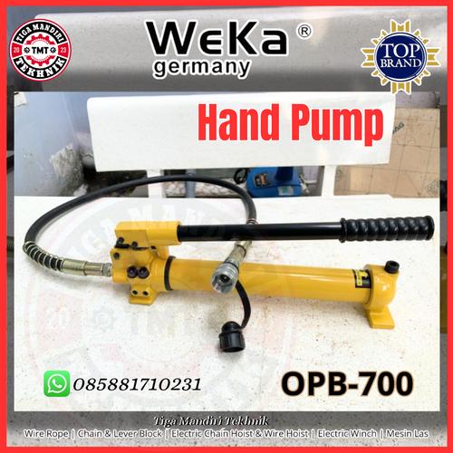 Jual Hand pump hydraulic cylinder opb700 Weka GERMANY 10000 PSI - Jakarta Barat ...