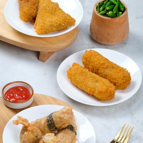 Jual Paket Gorengan - Frozen (2 samosa, 2 risole, 2 ekkado, 2 lumpia ...