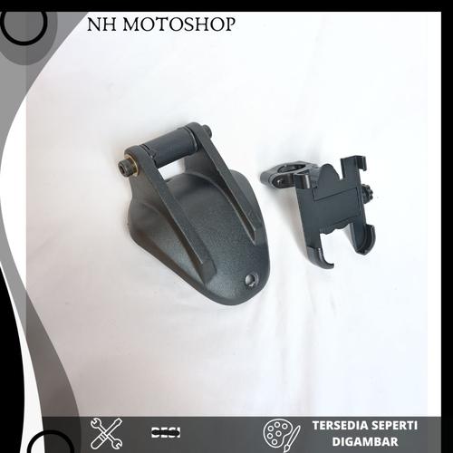 Promo PAKET HOLDER HP XMAX NEW CONNECTED XMAX OLD BRACKET BREKET ...