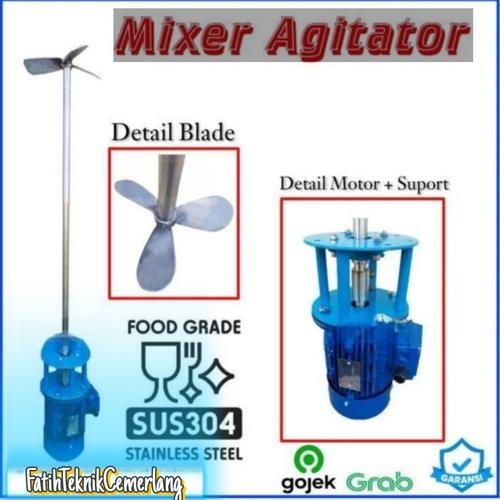 Jual Mixer agitator kimia SS304 1,1KW 1,5HP 380V 2P Agitator Mixer Kimia - Jakarta Barat - fatih ...
