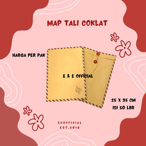 Jual MAP TALI MG KRAFT ENVELOPE AM 310 80 GSM / AMPLOP TALI / MAP ...