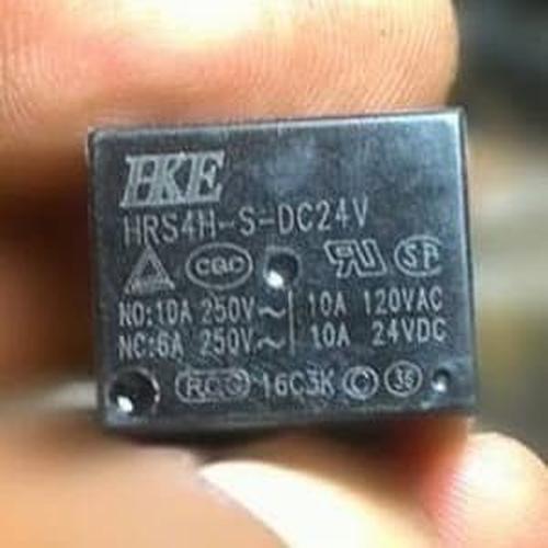 Jual Relay HKE 24v 24 volt 5 kaki pin hitam 24VDC 5P Relai - Kota Depok ...