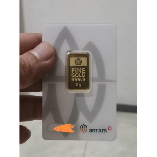 Jual Antam 5gr 2019 - 2024 reinvented press red mark Logam Mulia LM 5 ...
