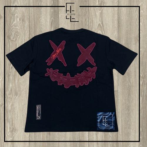 Jual RIC Tshirt Ricky Is Clown Snake Skin Red Embroidery Black ...