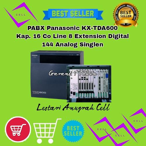 Promo Pabx Panasonic KX-TDA600 - 16 Line 8 Extension Digital 144 Analog ...
