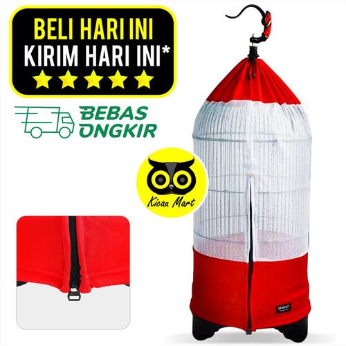 Jual Krodong Sangkar Burung Lovebird Variasi Transparan Bahan Hyget HG Kerodong Kandang Bulat ...