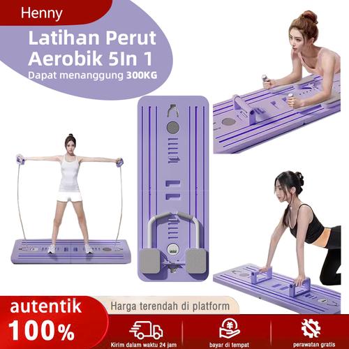 Jual alat gym rumah/Roda Perut/AB Wheels Roller Plank Trainer 4in1 Sit ...