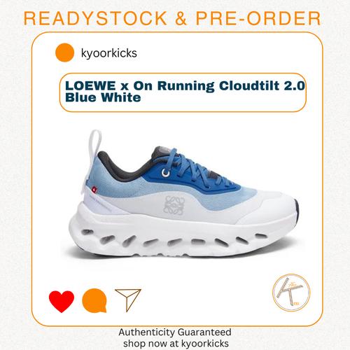 Jual LOEWE x On Running Cloudtilt 2.0 Blue White / ON LOEWE Cloudtilt 2 ...