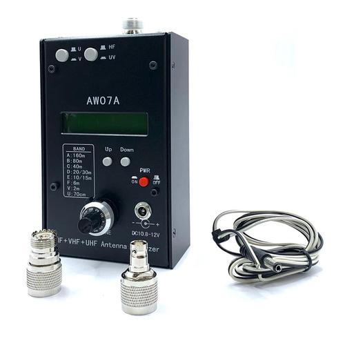 Jual SWR Antenna Meter Tester HF +UV Multiband Antenna Analyzer HF/VHF ...
