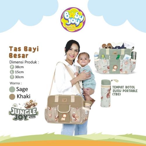 Jual Baby Joy Tas Bayi Besar + Tas Botol Susu Jungle Joy Series - BJT ...