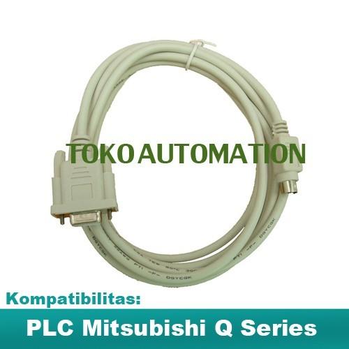 Jual PLC Programming Cable QC30R2 Untuk Q Series PC Adapter PB73 ...