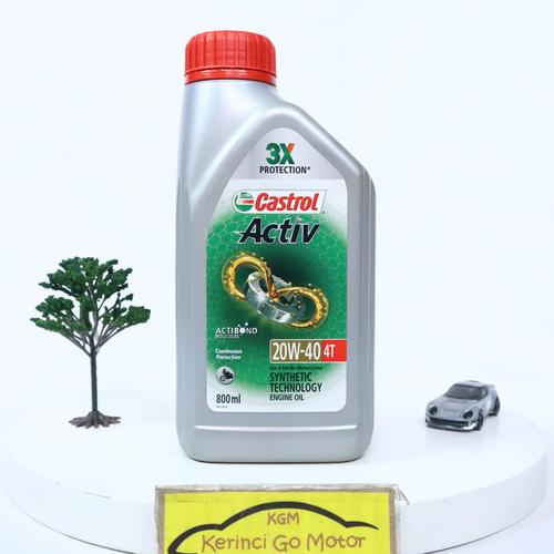 Jual OLI CASTROL ACTIVE 4T 20W-40 0.8L - OLI MOTOR CASTROL ACTIVE 4T ...