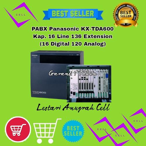 Jual Pabx Panasonic KX-TDA600 - Kap 16 Line 136 Ext - Jakarta Barat ...