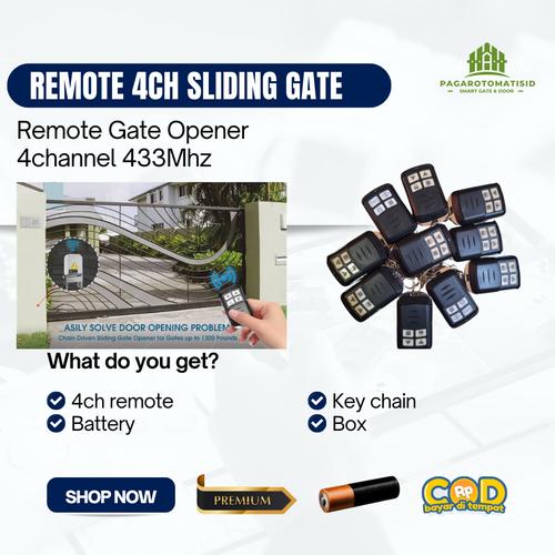 Jual Remote Control Mesin Pagar Otomatis 4 Channel Original - Jakarta ...