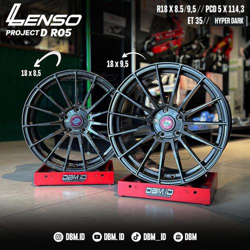 Promo Velg Lenso Project D R05 FF R18 5x114.3 Hyper Dark Venom Innova ...
