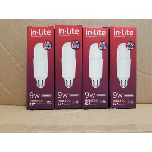 Jual LAMPU LED STICK BULB INBS300 9WATT/15WATT 6500K IN LITE - 9WATT ...