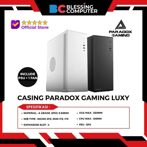 Jual Casing PARADOX GAMING LUXY - BLACK - Kota Denpasar - Blessing ...