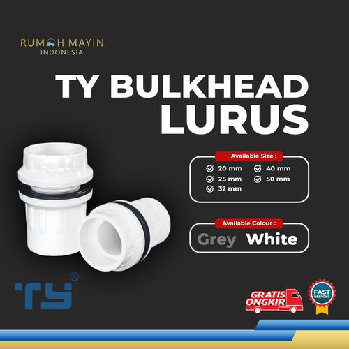 Jual TY Bulkhead Lurus Fitting Vault Ring Pipa Pipe U – PVC by 3 Pawns ...