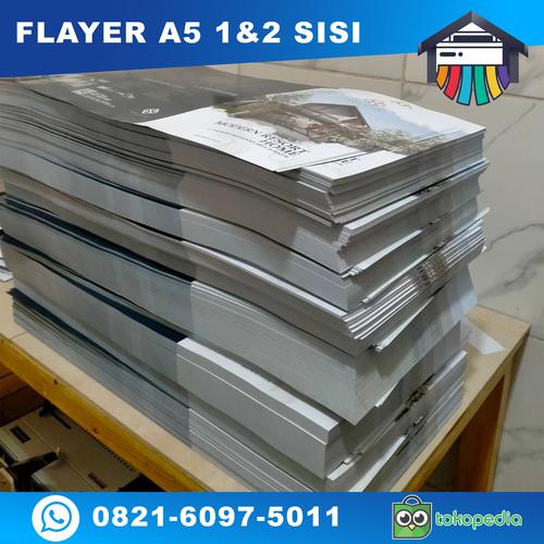 Jual Brosur / Flyer Full Color A5, Cetak 1 Sisi, 2 Sisi - 1 SISI, 500 Pcs - 2 Sisi, 5000 ...