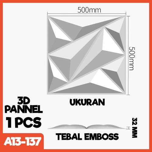 Jual wallpanel 3D PVC wallpaper dinding - A13-17 - Jakarta Selatan ...
