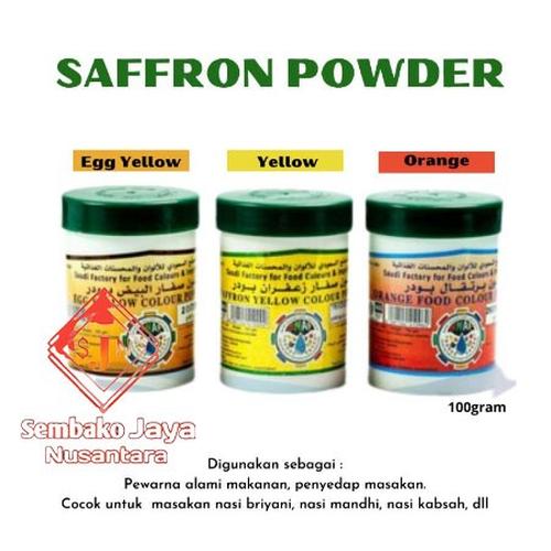 Jual Bubuk Saffron kuning telur / merah / kuning / egg yellow / orange ...