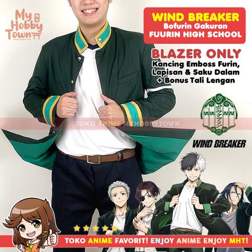 Jual Jaket Blazer Gakuran Wind Breaker : Furin High School Sakura ...