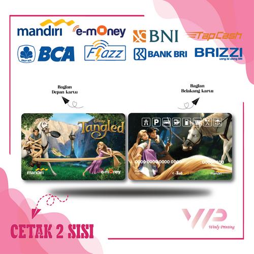Jual E-MONEY ETOLL ANIME DISNEY TANGLED POSTER RAPUNZEL TERBANG KARTUN ...